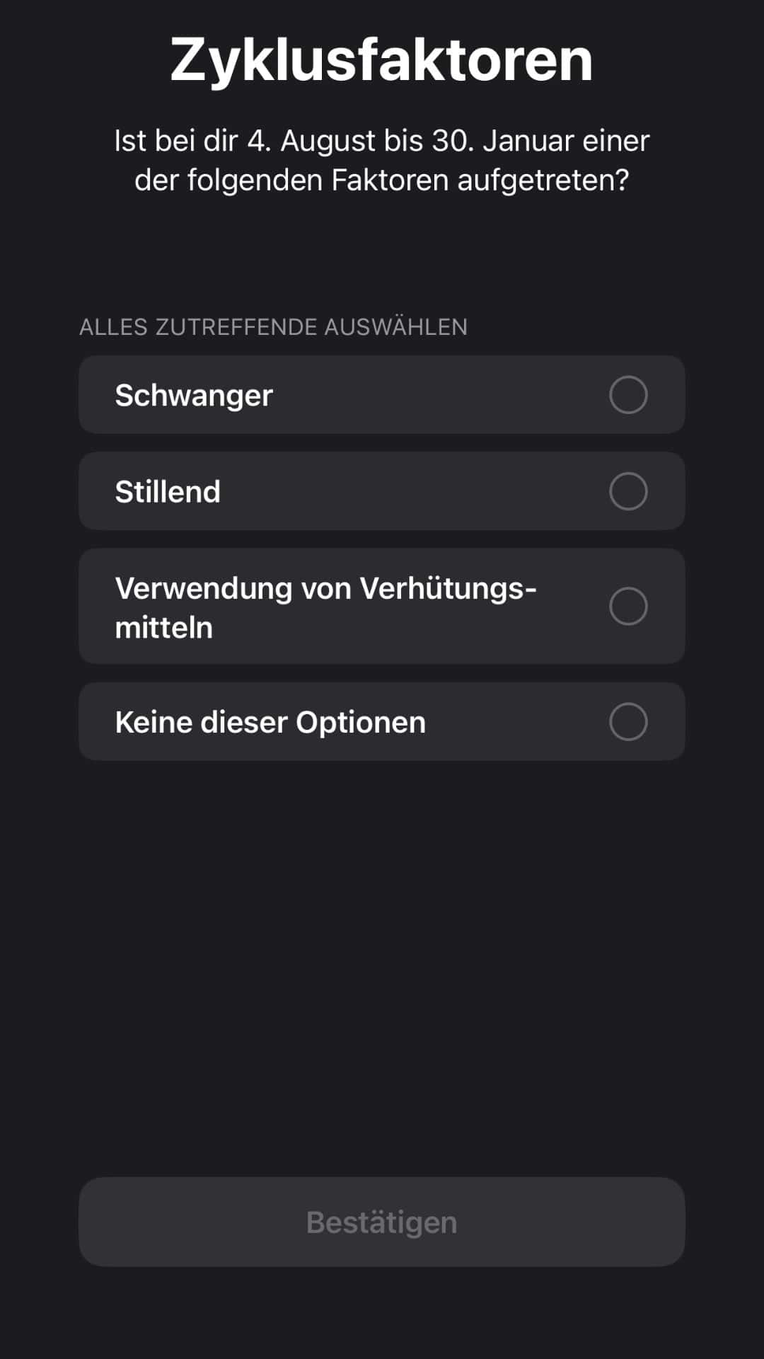 Apple Health & Zyklusprotokoll: Zeit für Updates?